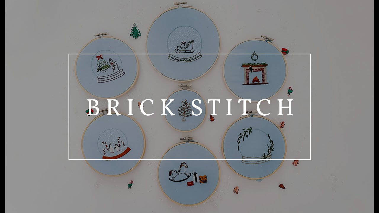 Brick Hand Embroidery Stitch / Little Lizard King