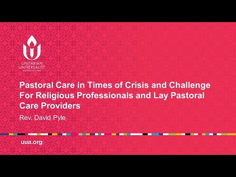 Pastoral Care in Times of Crisis and Challenge