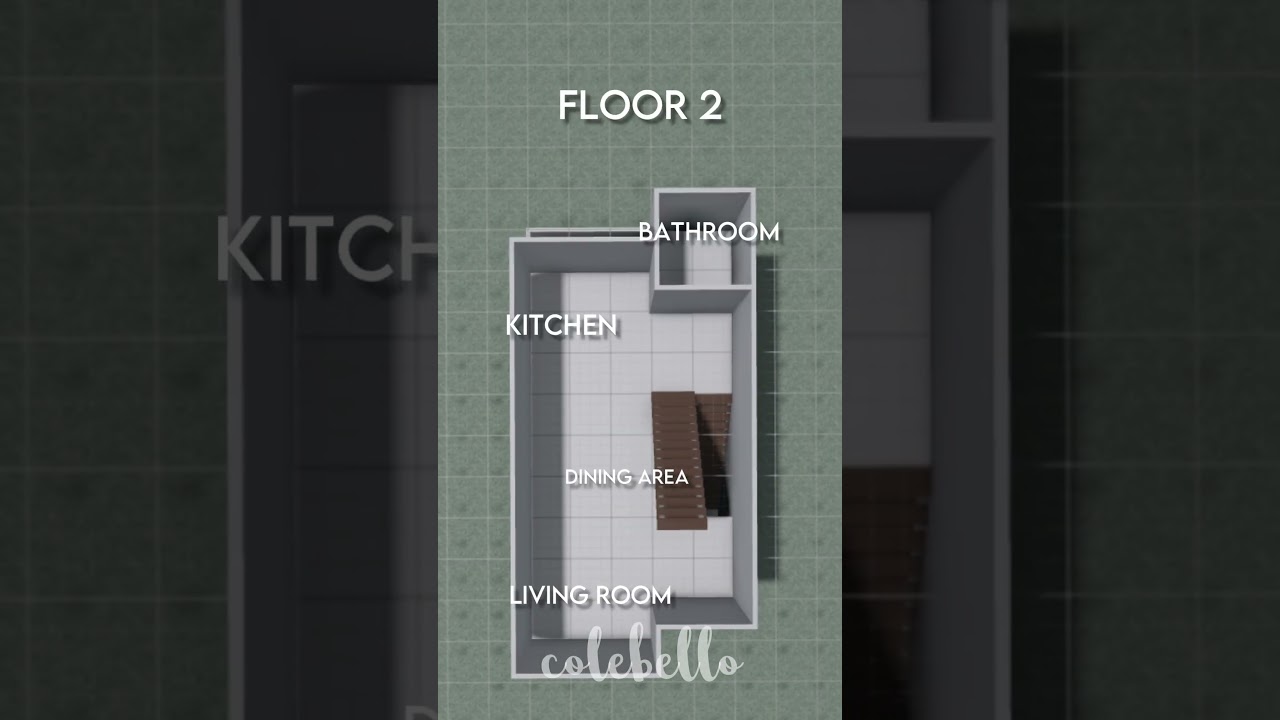 bloxburg modern 3-story townhouse LAYOUT!!