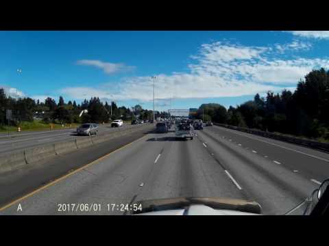 3 Car Rear-end Accident I-5 SB MP172 (Seattle WA)