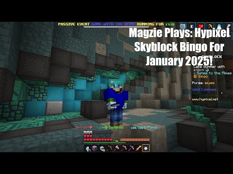 Magzie's End Bingo For January 2025: EP:417 Magzie's Hypixel Skyblock Playthrough!