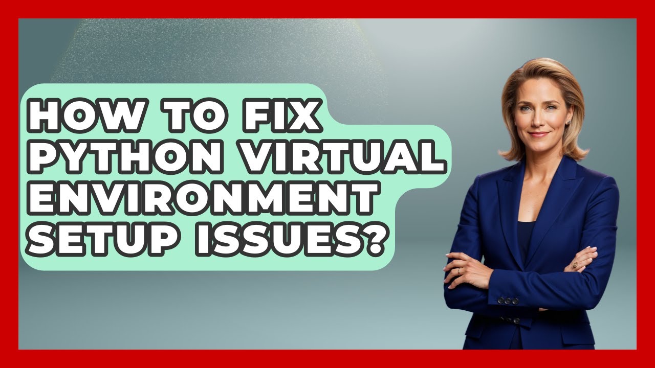How To Fix Python Virtual Environment Setup Issues? - Python Code School