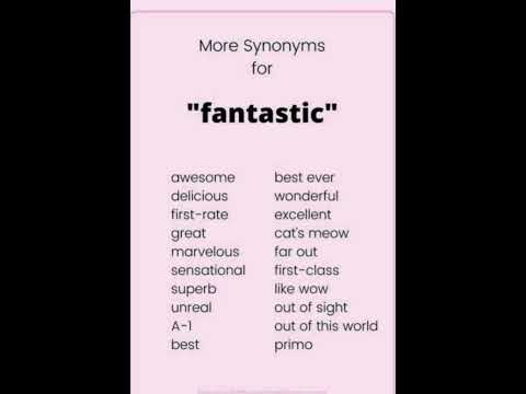 More synonyms for "fantastic | english speaking #englishlanguage #englishspeaking