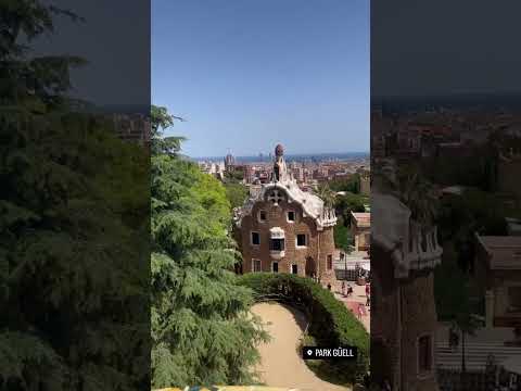 Park Guell in Barcelona is an oasis and an expression of Gaudi's architectural style