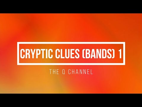 Cryptic Clues (Name the Band/Group) Quiz Round 1