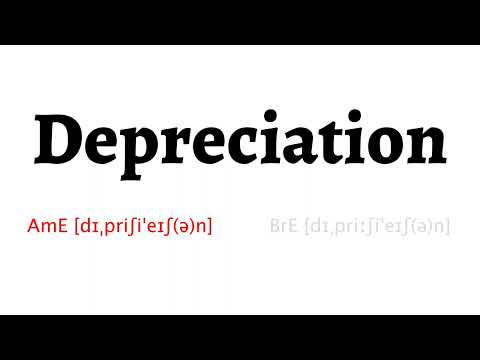 How to Pronounce depreciation in American English and British English