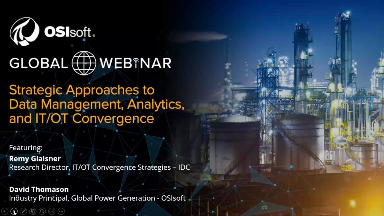 Strategic Approaches to Data Management Analytics IT-OT Convergence