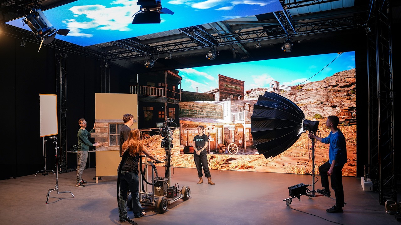 Inside the Virtual Production Studio | Norwich University of the Arts