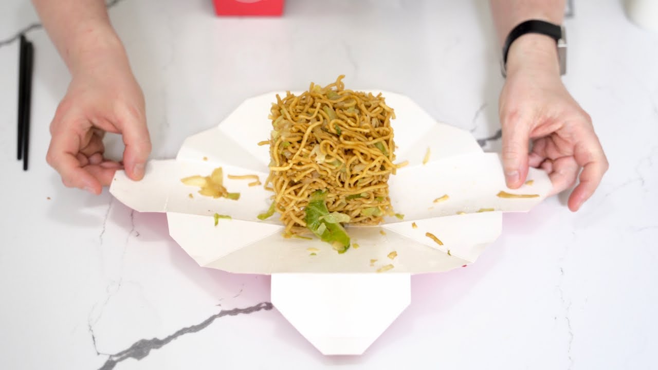 How To Turn Chinese Food Take Out Containers Into Plates