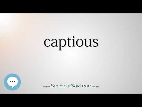 captious - Smart & Obscure English Words Defined 🗣🔊