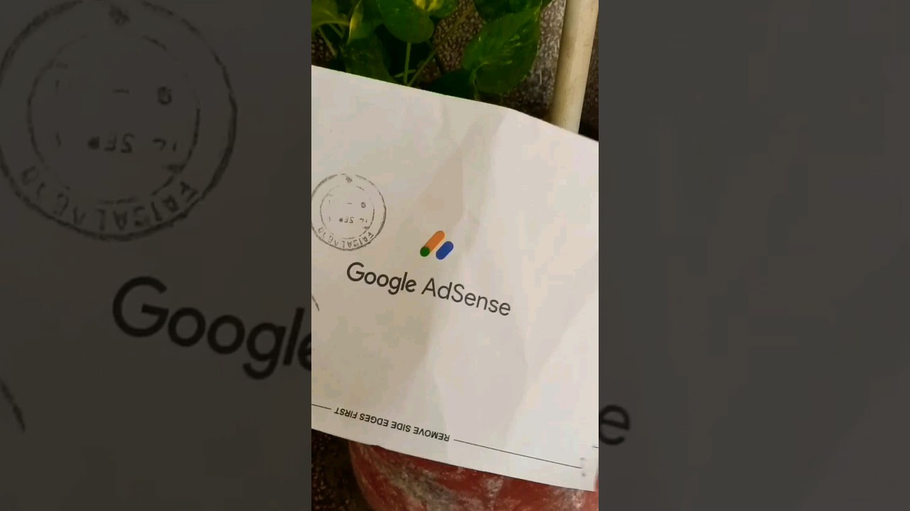 Finally received adSense pin 📌 🙌 😍 #sarahvlog #shorts #pinvlog