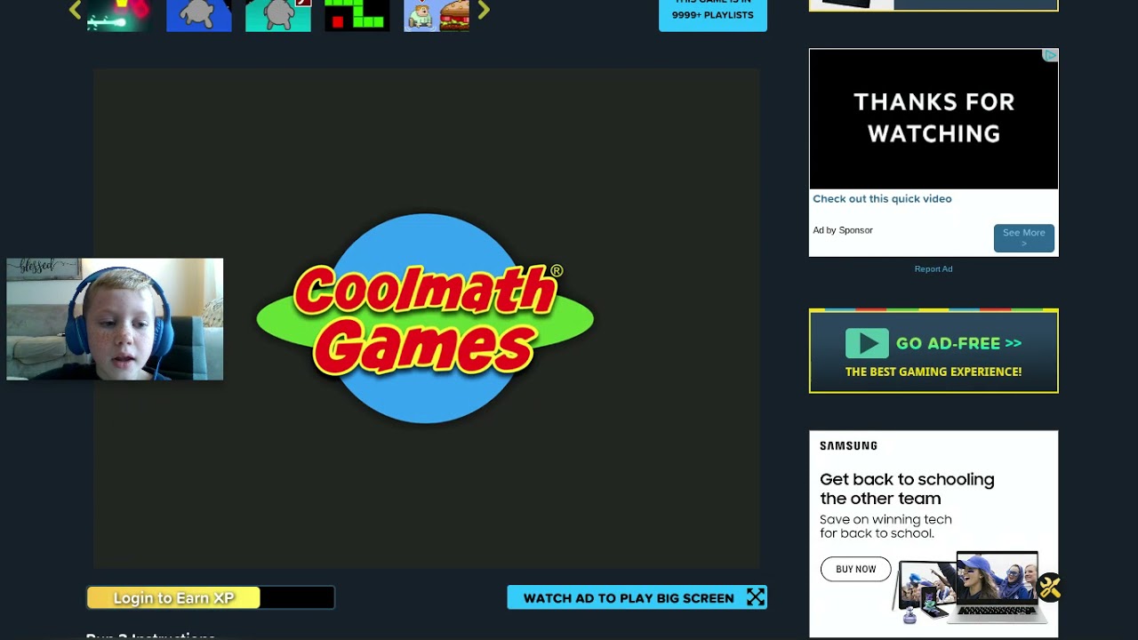 playing...COOL MATH GAMES run 3