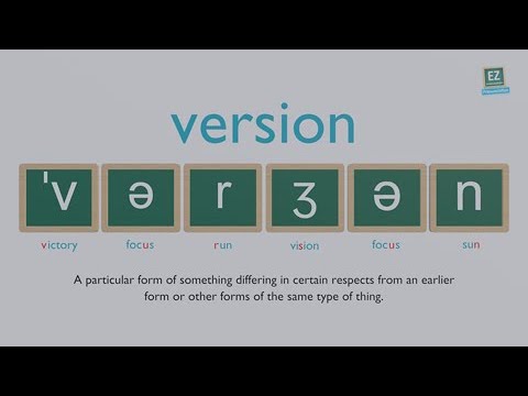 How to pronounce version ?