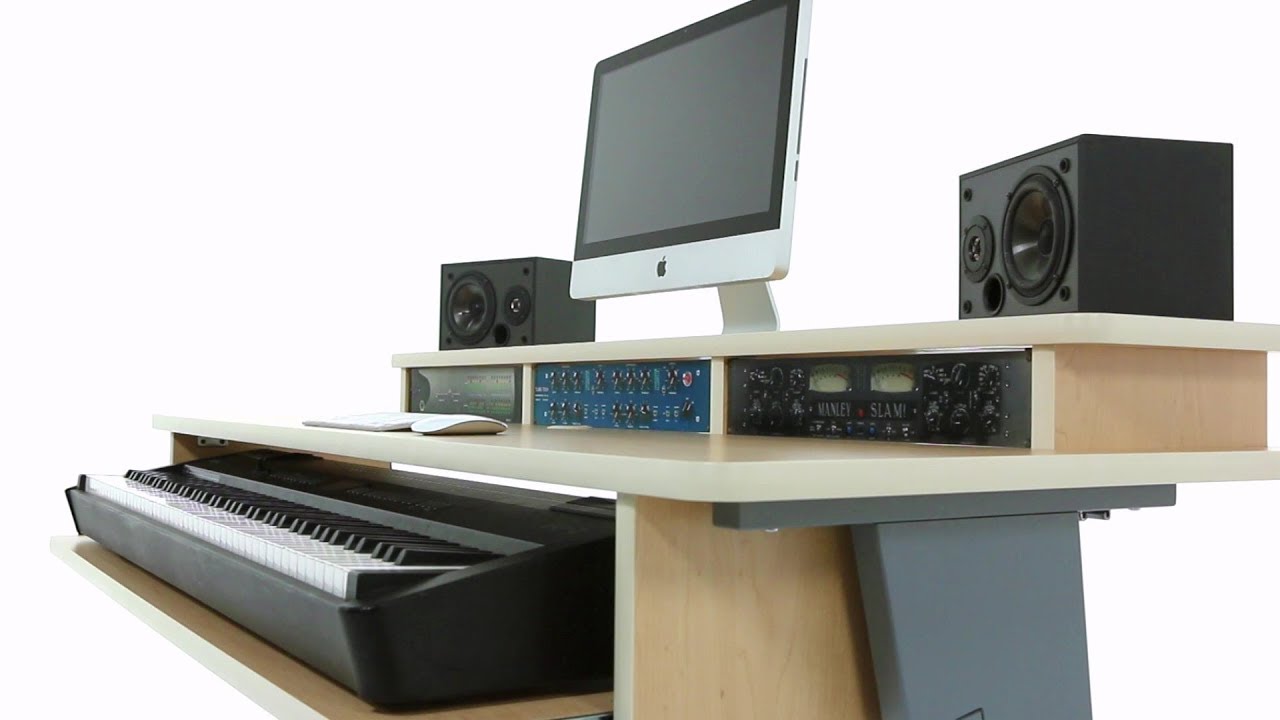 AZ-2 Maple Keyboard Studio Desk