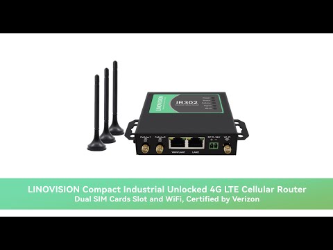 LINOVISION Compact Industrial Unlocked 4G LTE Cellular Router