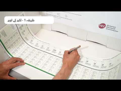 How to vote correctly (Urdu)