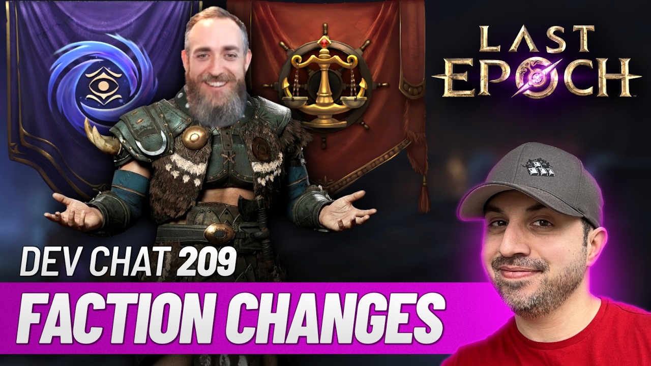 Seasonal Timing! Last Epoch Dev Stream 209... Stash Space / Auto Pickup / Faction Changes