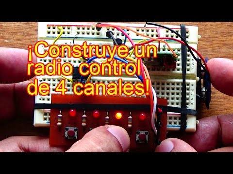 Construye un radio control de 4 canales con PIC.