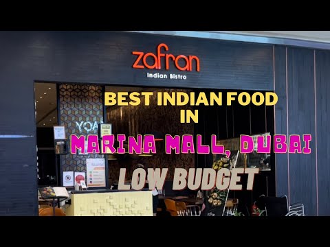 Zafran Indan Bistro - Marina Mall Dubai | Best Indian Food In Dubai Marina | Low Budget | Review