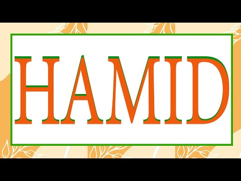 SIGNIFICADO DE HAMID😯 Qué significa el nombre HAMID✅HAMI, HAMZ, APODOS ORIGEN Y CARACTERISTICAS 🔥
