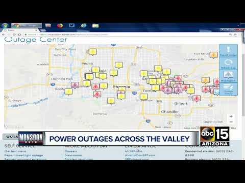 70K+ SRP and APS customers without power across the Valley