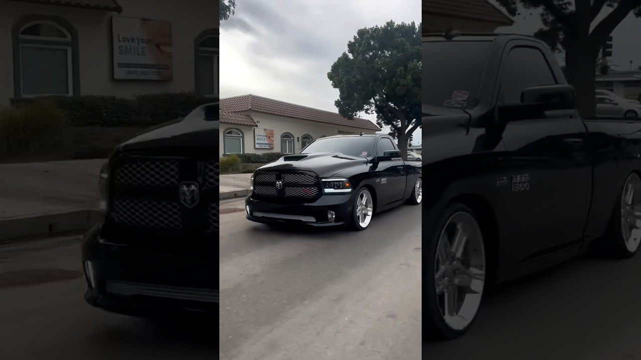 Dodge Ram R/T 1500 Lowered & Custom #dodgeram #dodge #mopar #loweredtrucks #droppedtrucks #truck