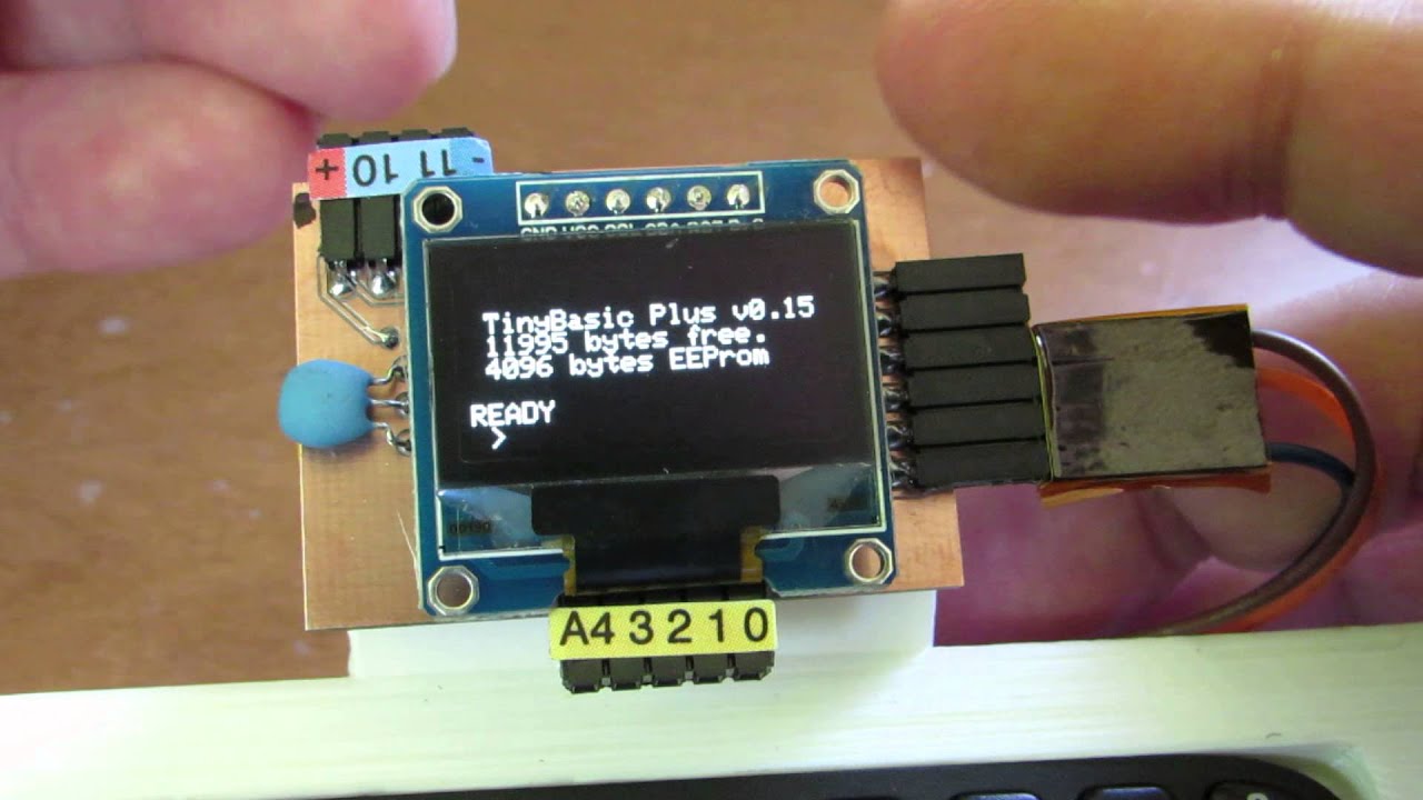 Really tiny TinyBasic Computer ver 2.0 ready!!