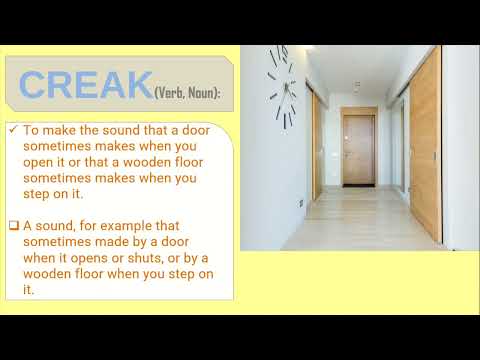 CREAK | Dictionary| Thesaurus| Vocabulary| Synonyms|Word| Meaning| English| Language|