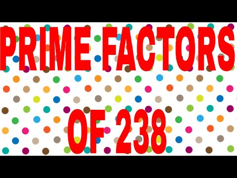 PRIME FACTORS OF 238