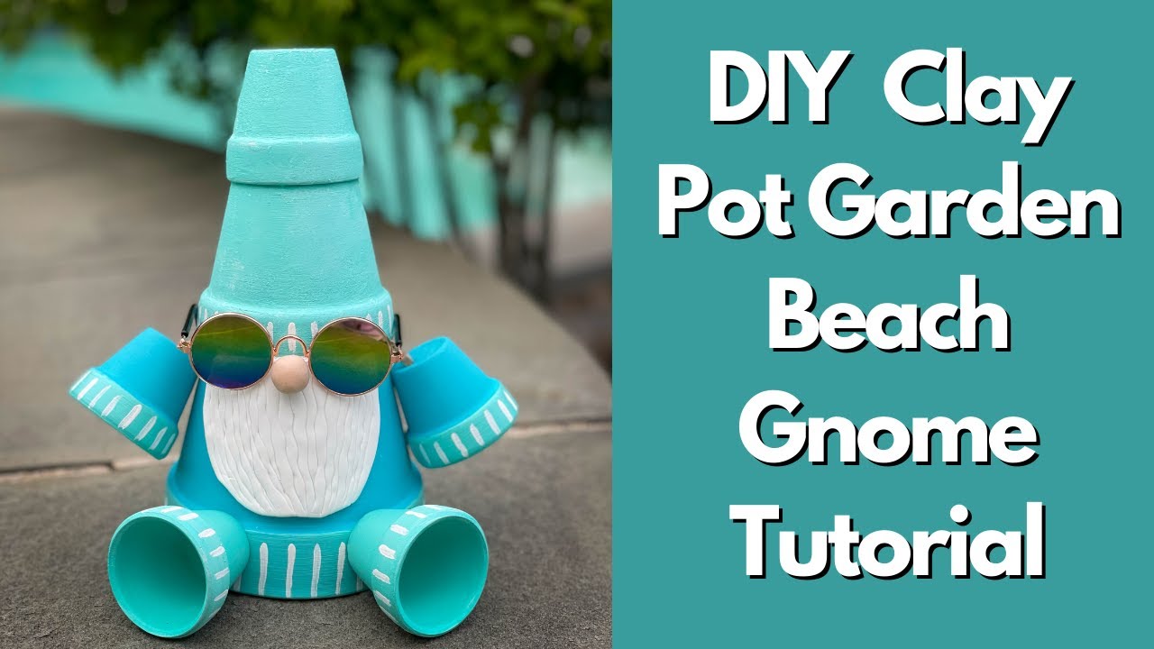 DIY Clay Pot Gnome Tutorial/Clay pot people/Garden gnome/Garden Decor/
