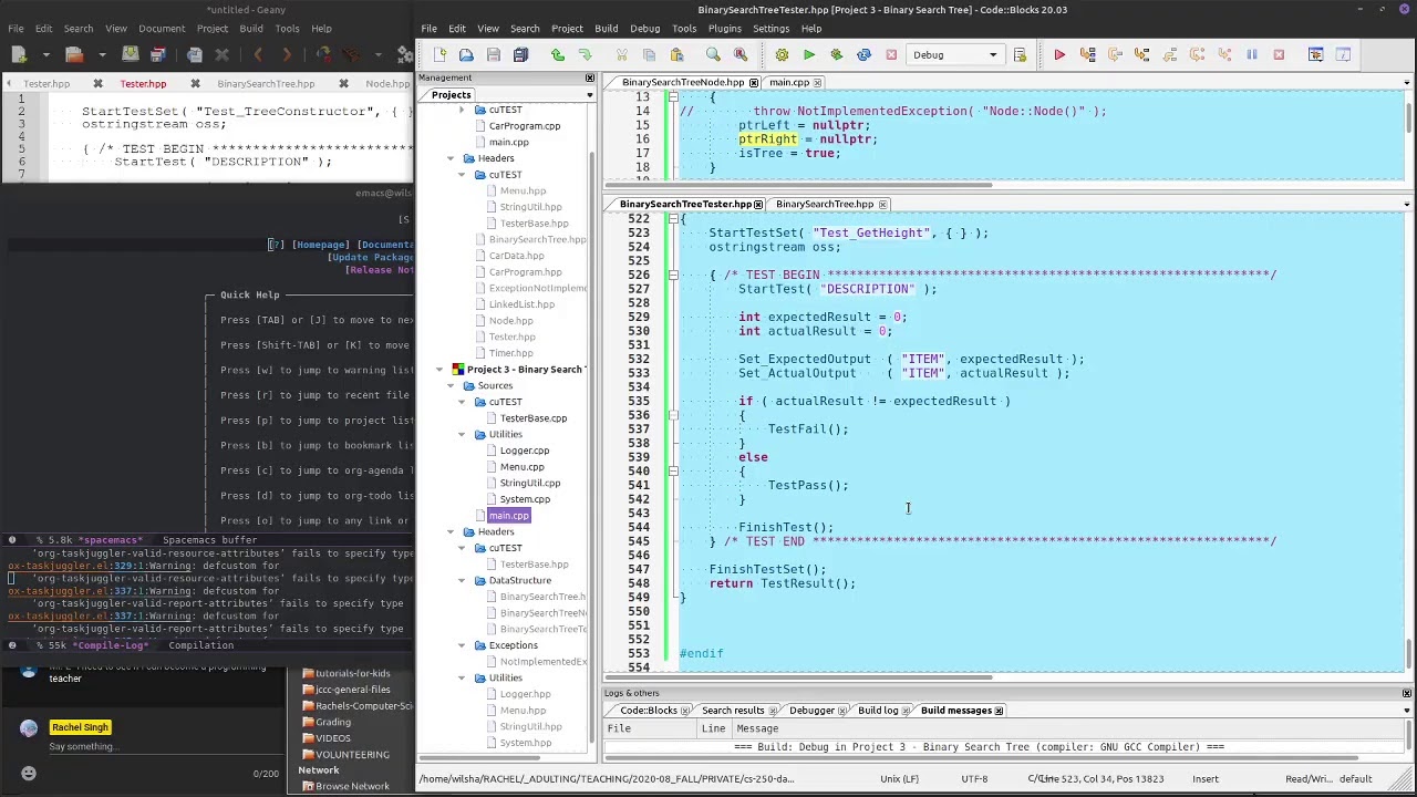 Writing programming assignments