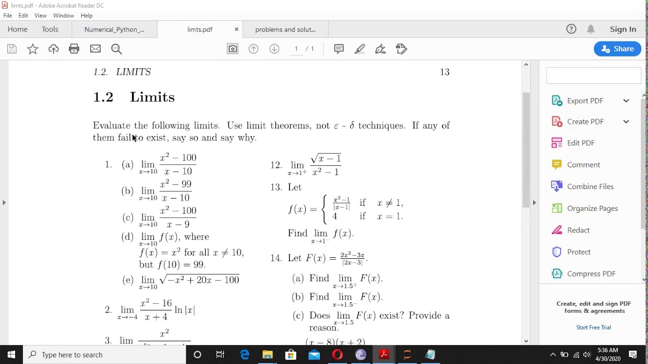 Reservoir Simulation | Python | Calculus