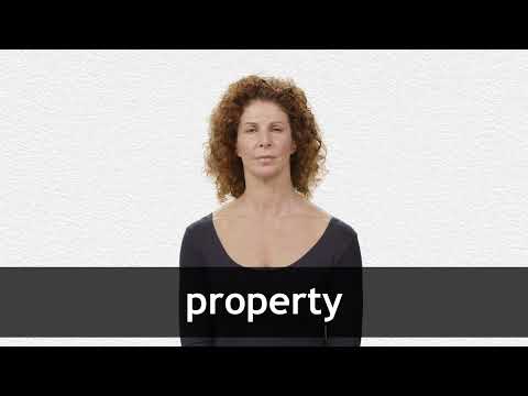 How to pronounce PROPERTY in American English