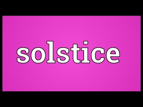 Solstice Meaning