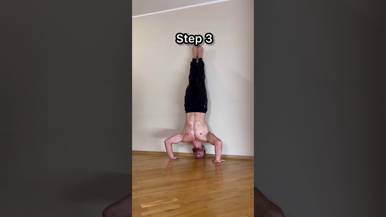 7 step tutorial handstand push-up
