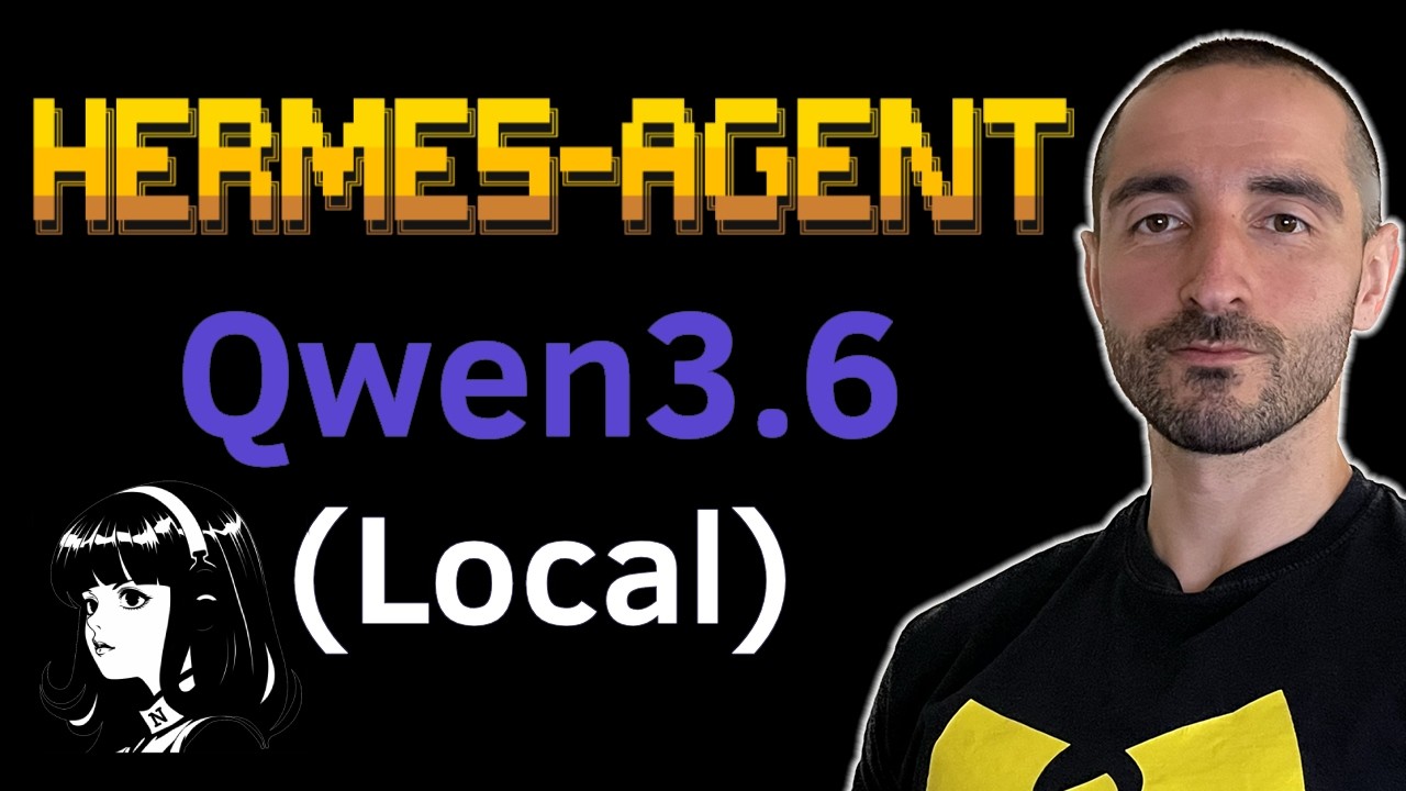 Hermes Agent with Qwen3.6 (Local) | AI App Template with LangChain, LangGraph, llama.cpp | 🔴 Live