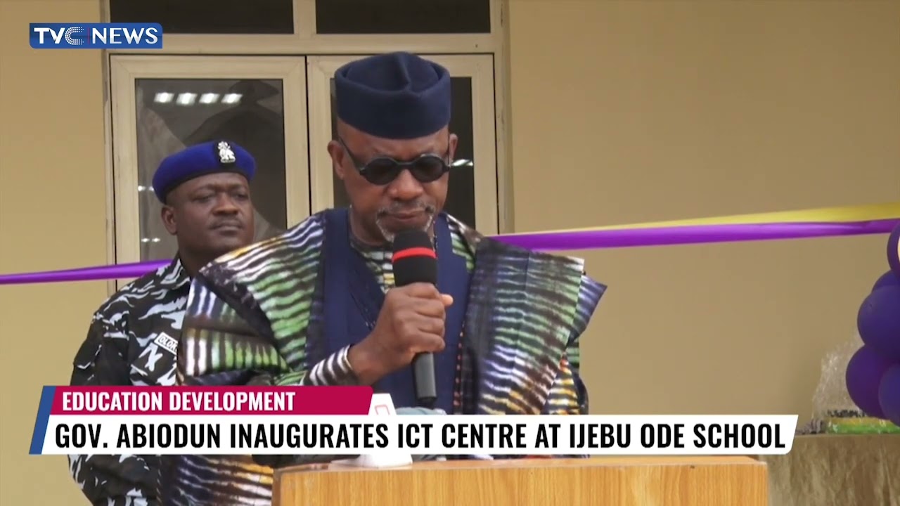 Governor Abiodun Inaugurates ICT Centre At Ijebu Ode School
