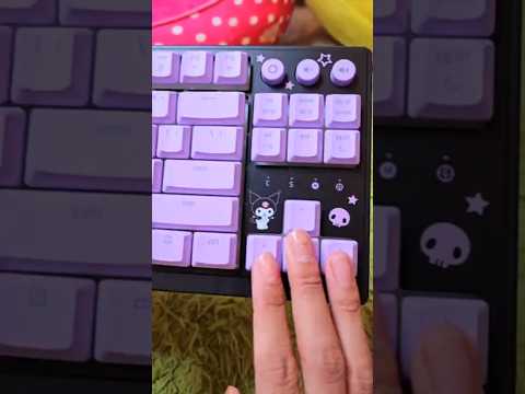 Kuromi but she's a Keyboard! #kuromi #keyboard #shorts