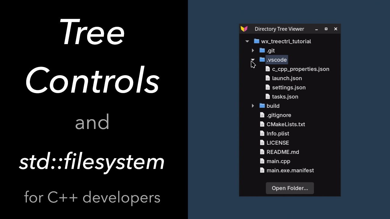 Tree Controls and std::filesystem