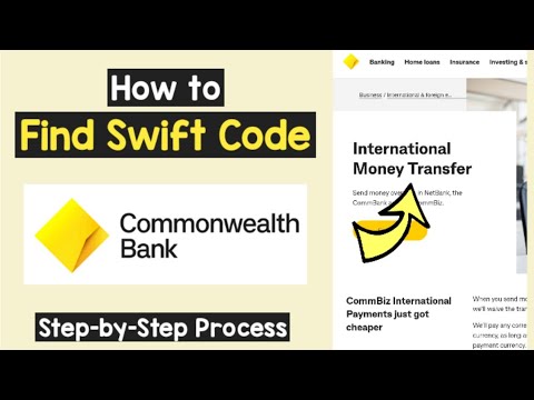 Find Swift Code Commonwealth | CommBank's SWIFT code | SWIFT/BIC Code for CommBank
