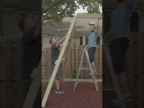 DIY A-Frame Swing Set