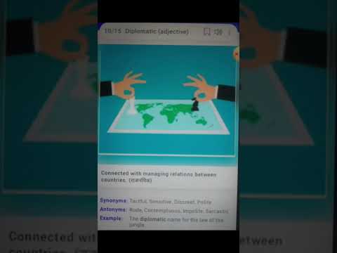 DIPLOMATIC - Synonyms, Antonyms and Examples ll IELTS, TOEFL, SSC and IBPS vocabulary
