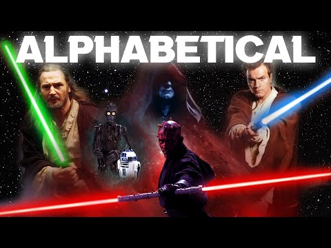 Star Wars but every word is in Alphabetical Order (Phantom Menace all scenes)