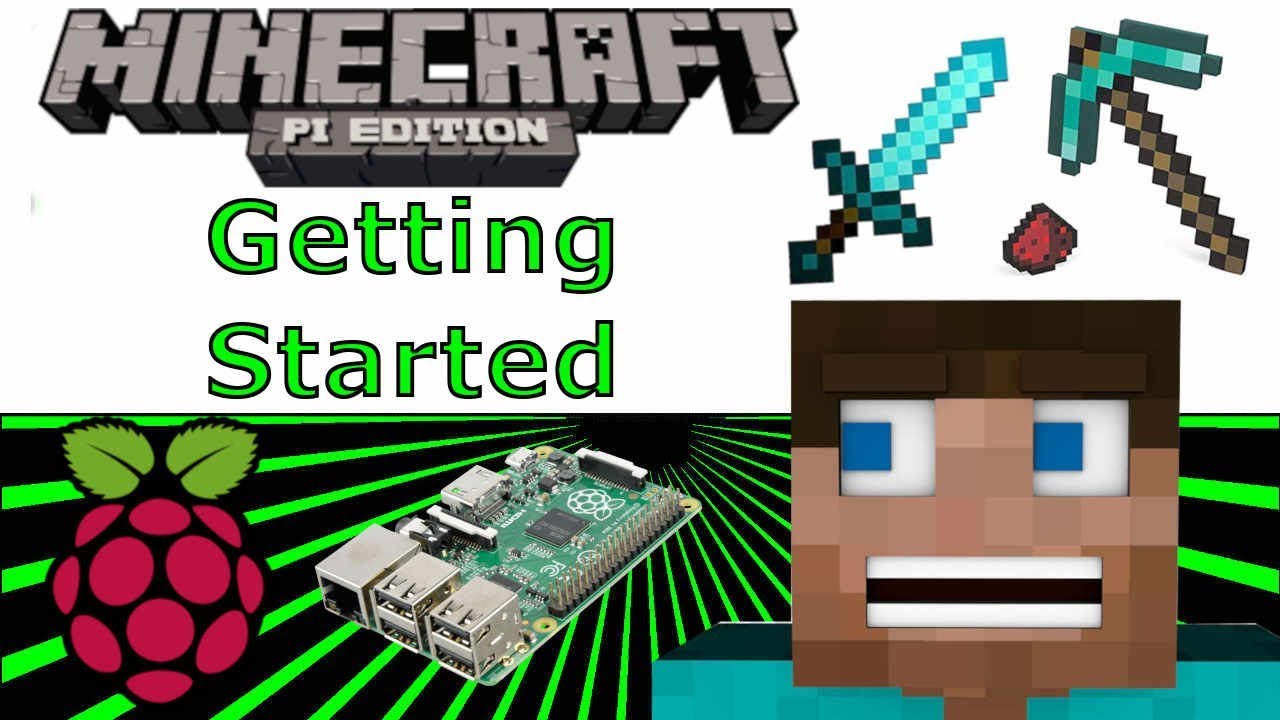 Minecraft Pi - Getting Started Hello World