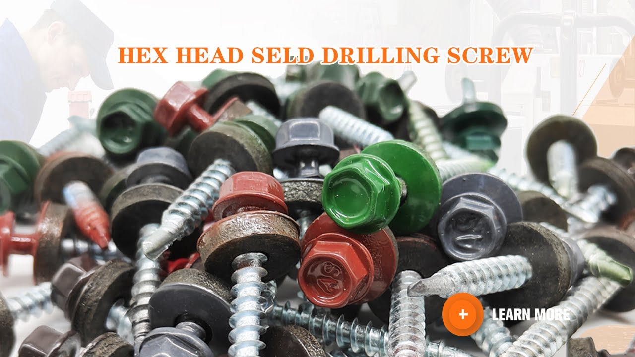 Color Head Hex Head Self Drilling Screw