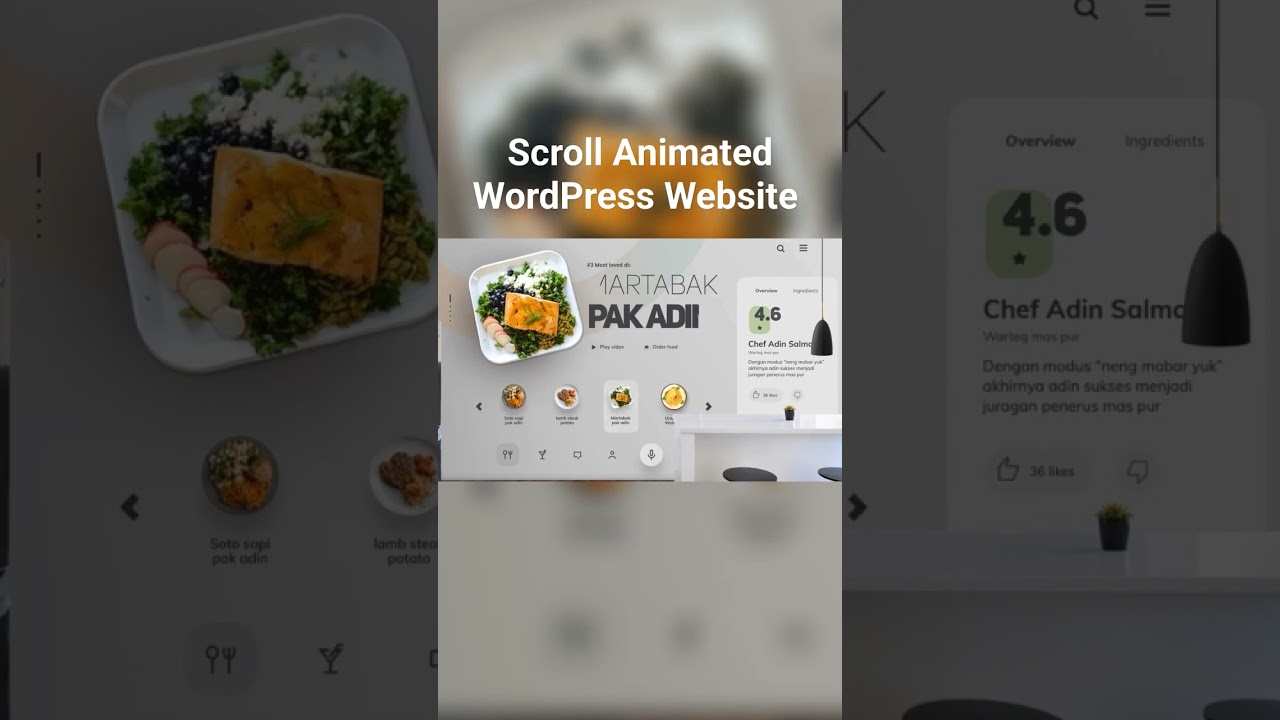 Animated Website #elementor #wordpress #parallaxwebsite #parallaxscroll #parallax