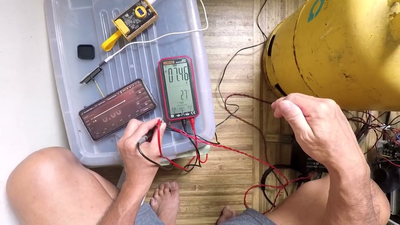 Checking control voltage stability in the ROAMSTER system