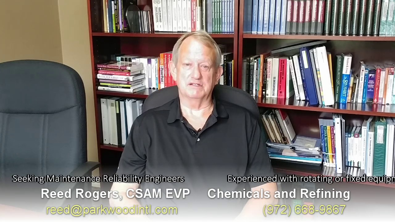 Maintenance Reliability Engineer - (972) 668-9867