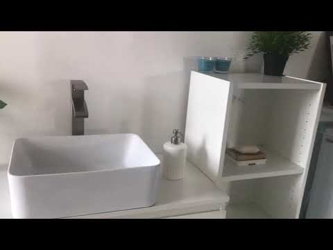 Bathroom Vessel Sink Square - Lordear 16 Inch Modern Square Above Counter White Porcelain Ce Reviews