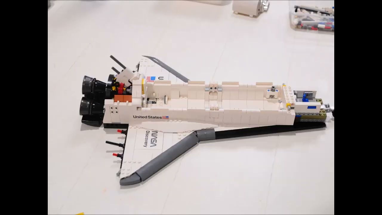 First draft Sam's lego space shuttle